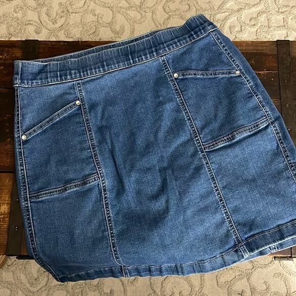 Jag Jeans | Shorts | Jag Jeans Denim Jean Skort Elastic Waist 32 Length ...